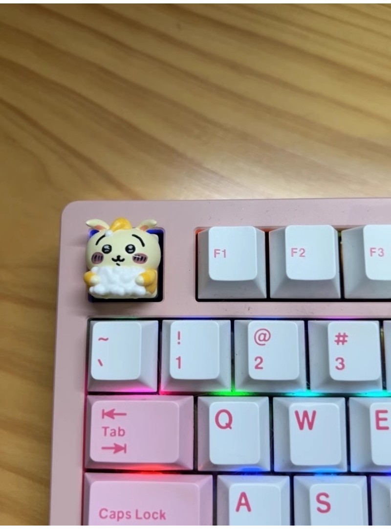 Chiikawa Keycap Cute Cartoon 3D Creative Cute MX Switch Mechanical ...