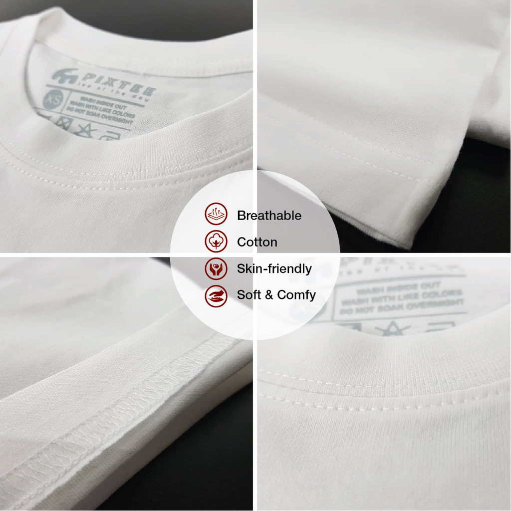 PIXTEE RM19.90 Ash Grey Collection Sales 160gsm T-shirt Comfy Cotton ...