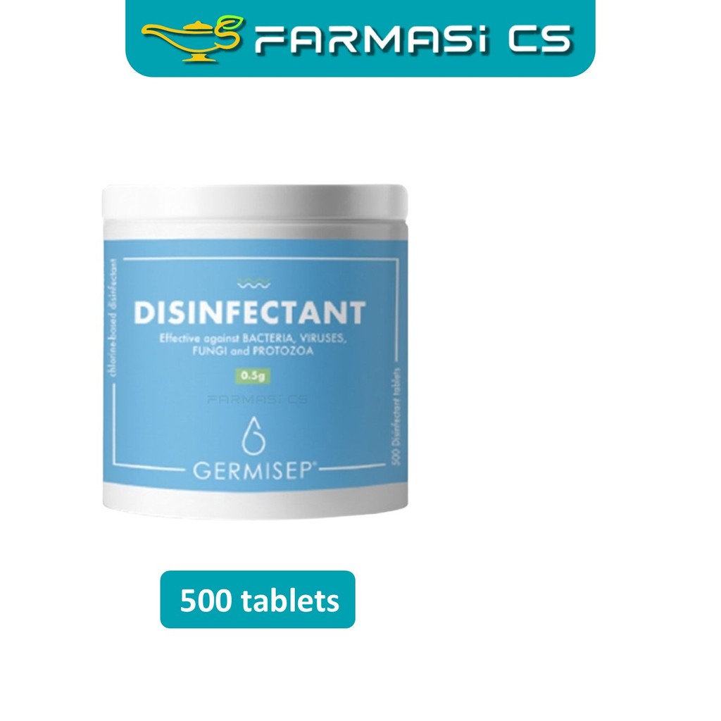 Hovid Germisep Effervescent Disinfectant Tablets 0.5g NaDCC x 500 ...