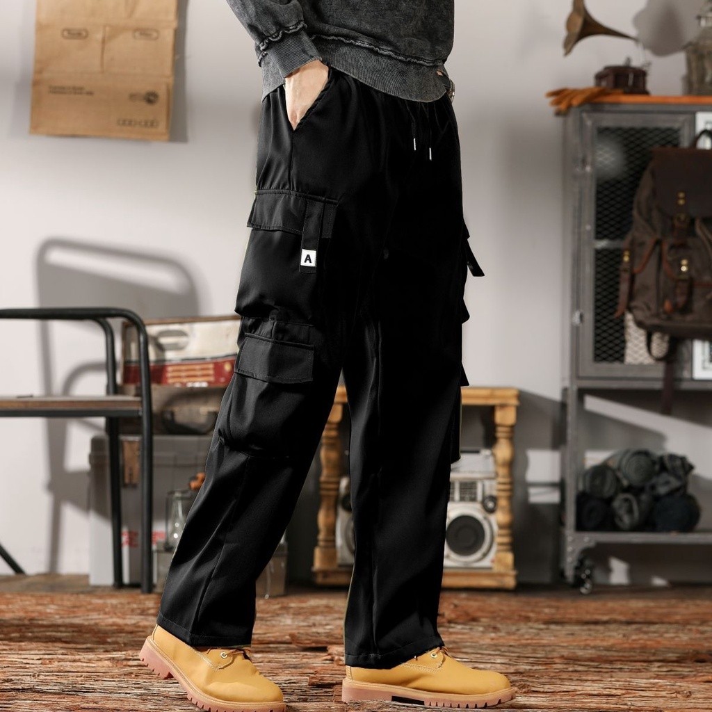 M-5XL Tactical Pants 6 Multiple Pocket Plus Size Straight Cut Kargo ...