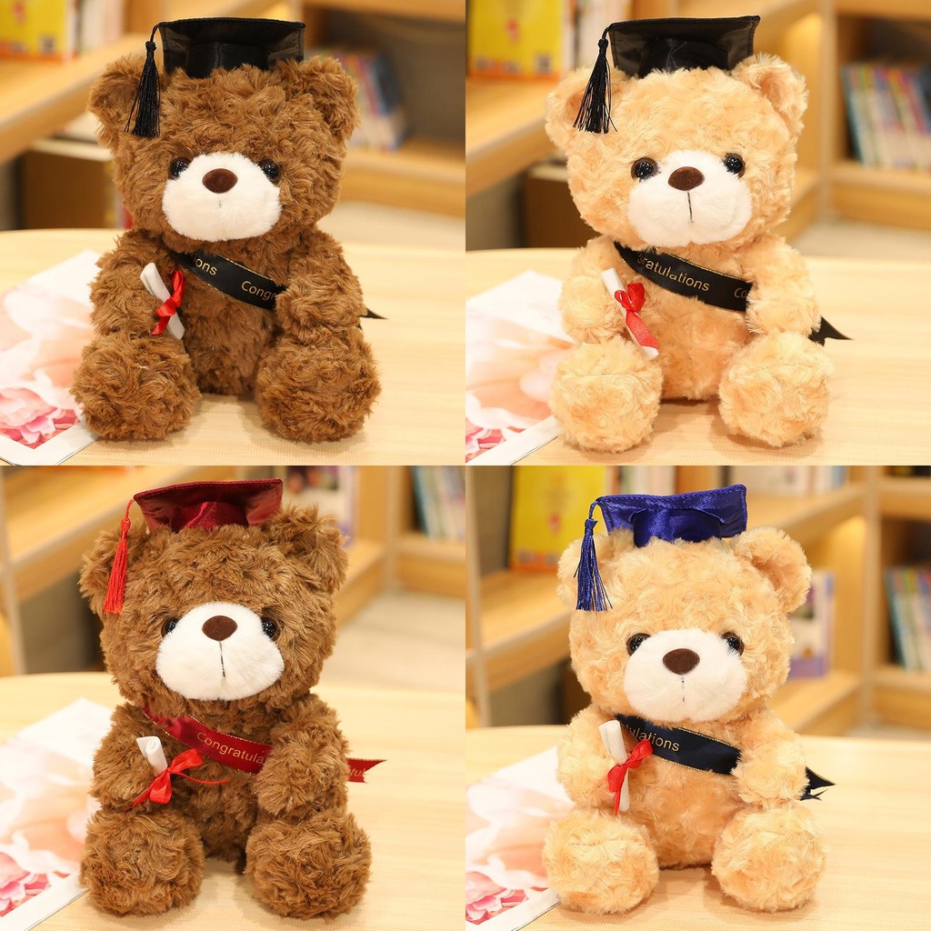 Graduation Bear Enchanting Plush Toy With Doctor Cap Soft And Perfect ...