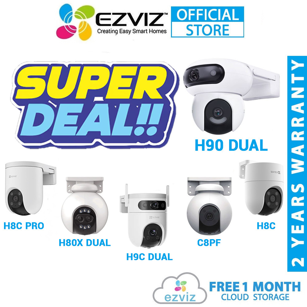 Super Deal EZVIZ H9C Dual H8C PRO C8PF H80X H8 Pro 2K 1440P 4MP 2MP 3MP ...