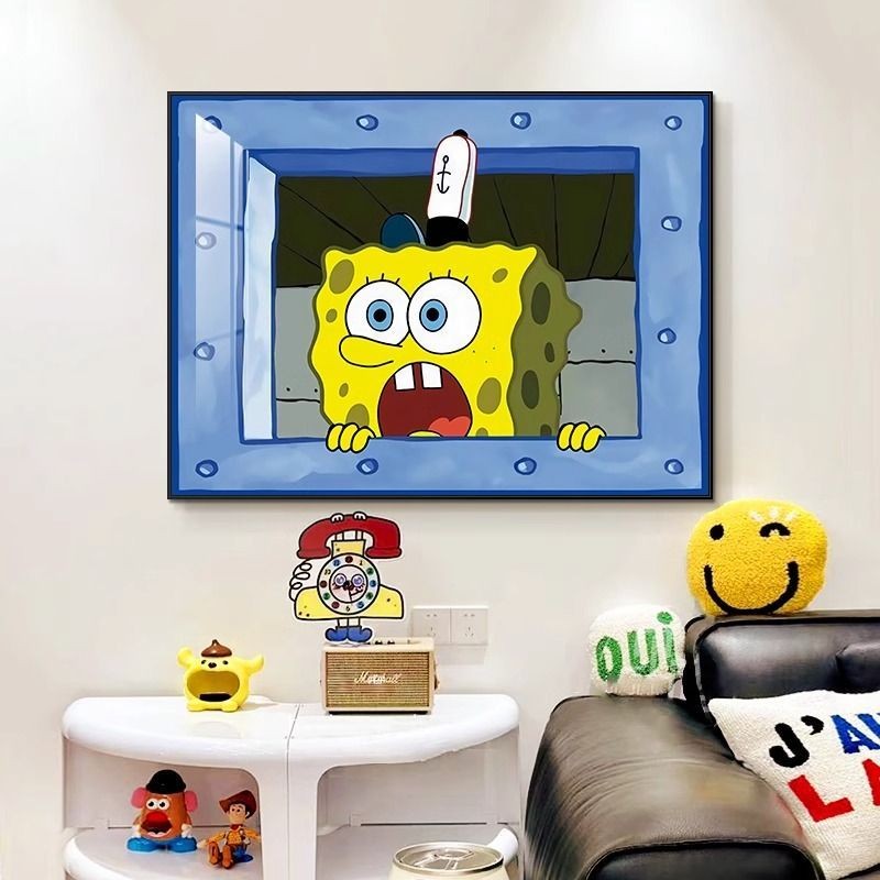 1 SpongeBob Power Meter Box Decoration Painting Cartoon Power ...