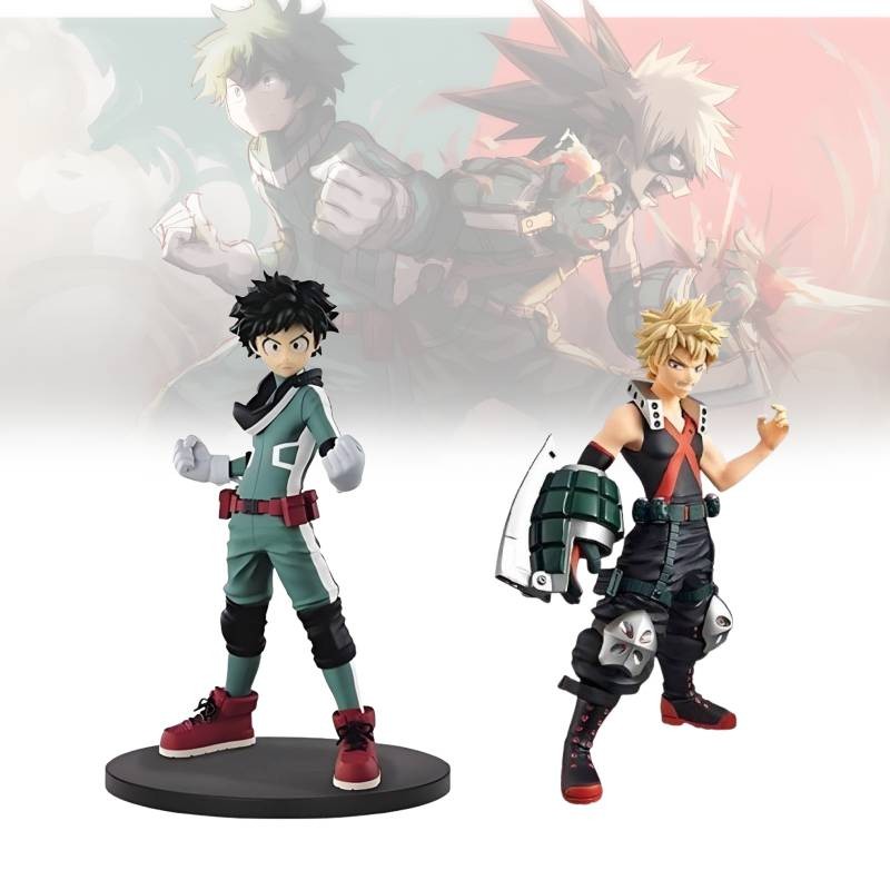 Hero Authentic My Academia Pvc Figures Of Bakugo Katsuki And Izuku ...