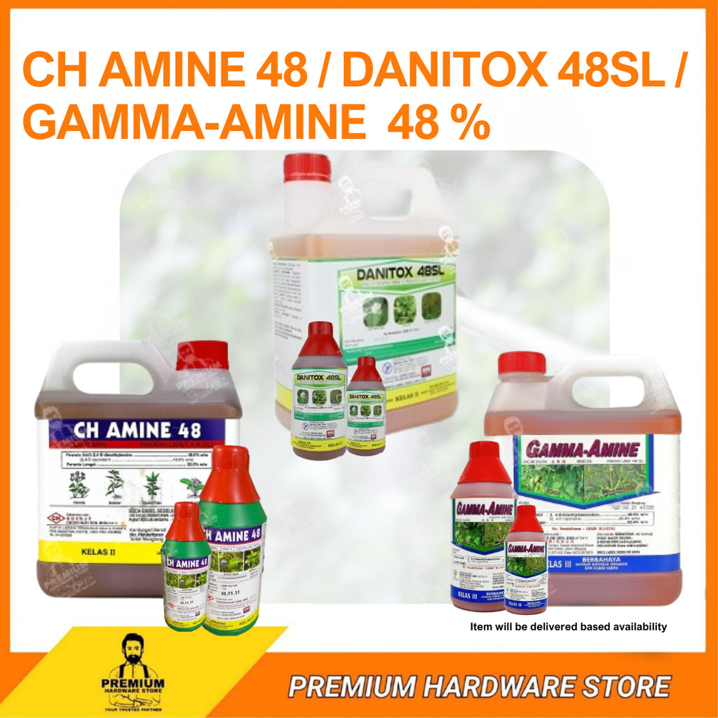 CH AMINE 48 /DANITOX 48SL / GAMMA AMINE ( 500ml, 1L, 4L) Herbicide ...