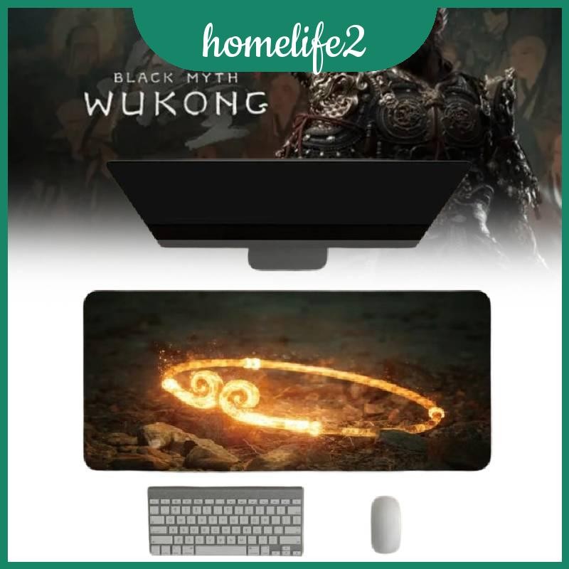 Myth Black Exquisite Wukong Gaming Mouse Pad Featuring Majestic Black ...