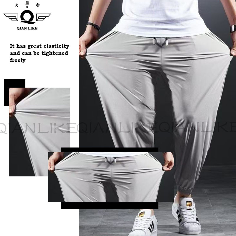【M-8XL】Seluar Slack Lelaki Slimfit Budak Baggy Sweatpant Jogger Pants ...