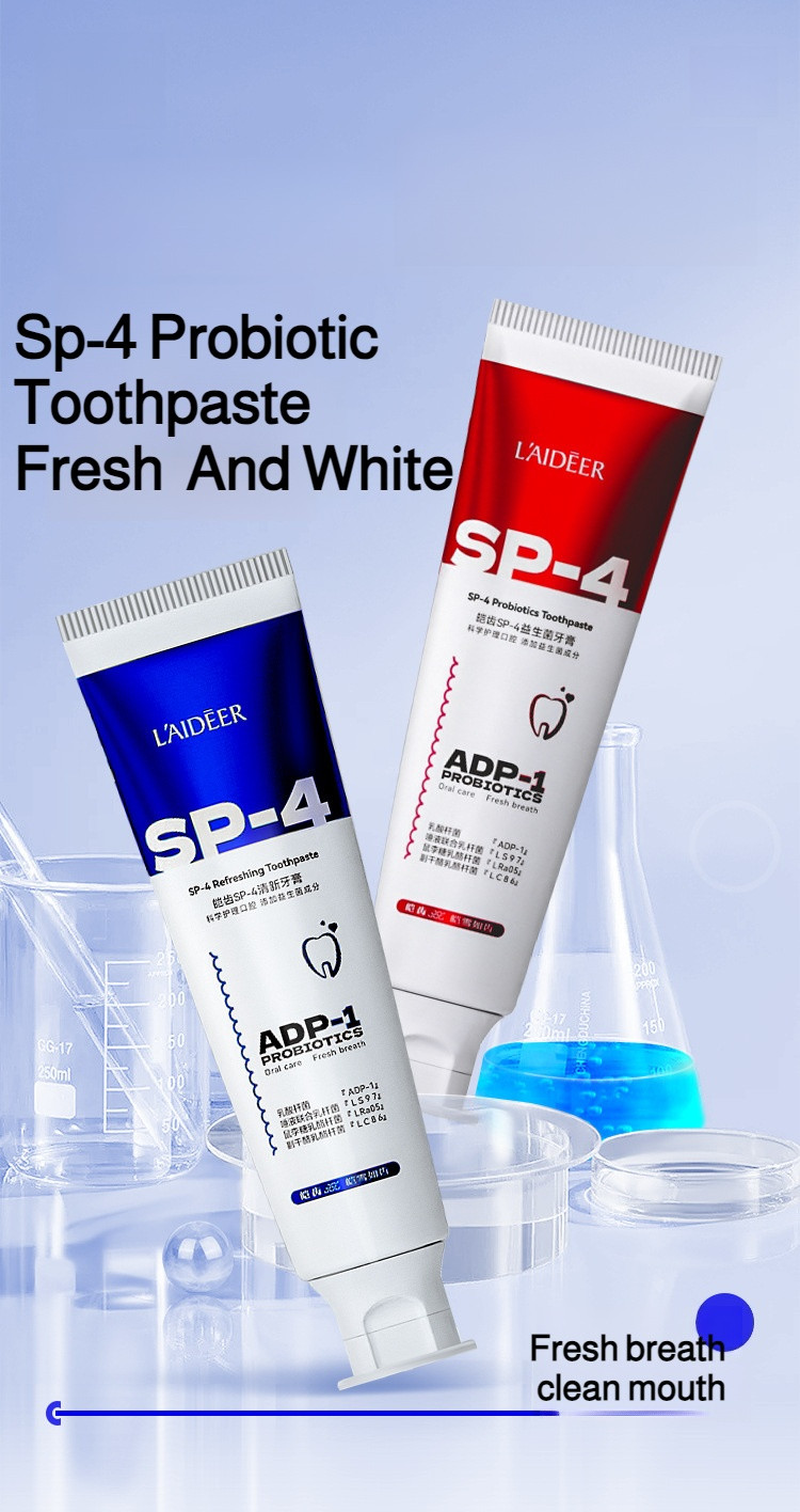 Probiotic Toothpaste Clean Mouth Fresh Breath Dental Toothpaste ...