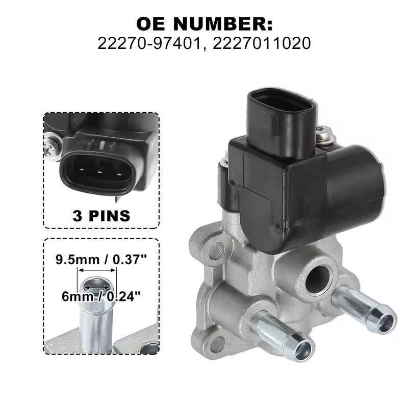 2227011020 Idle Air Control Valve IACV fit for Toyota Tercel Paseo ...