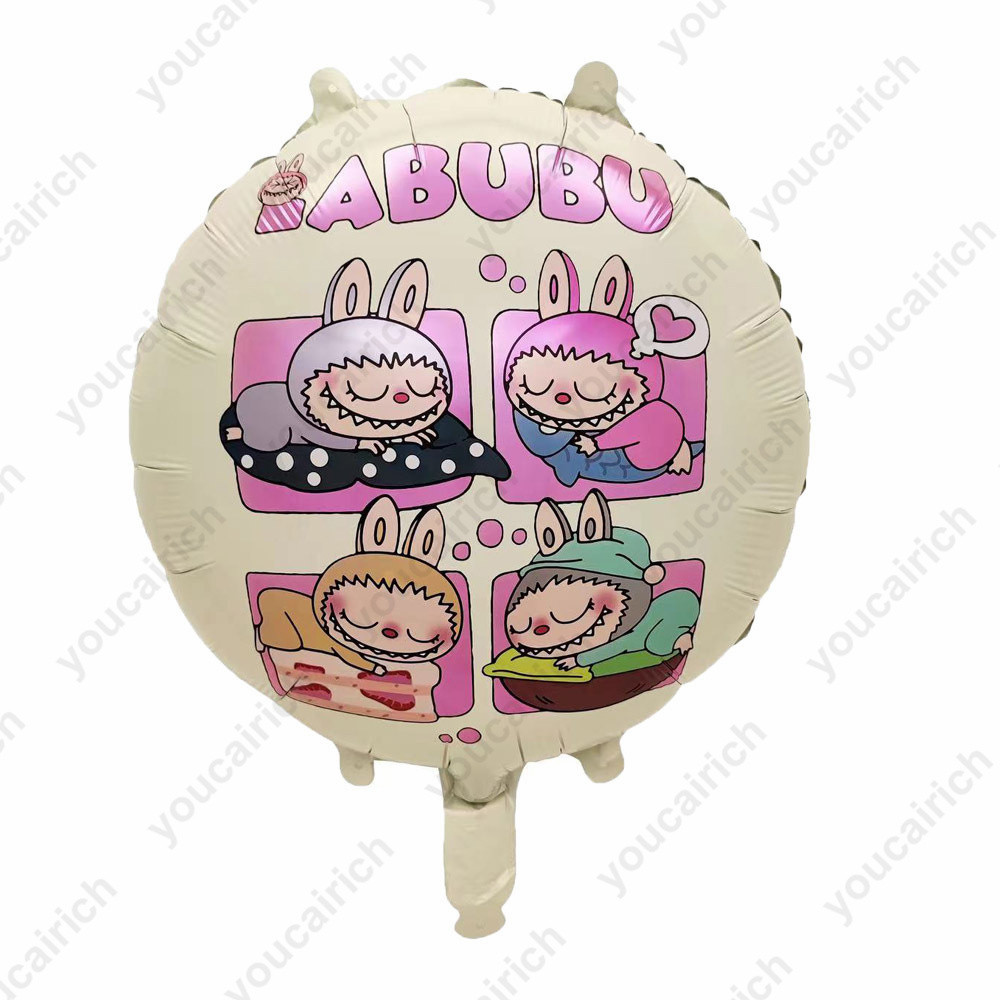 New Stock LABUBU Shaped Aluminum Film Balloons POP Mart Balloons ...