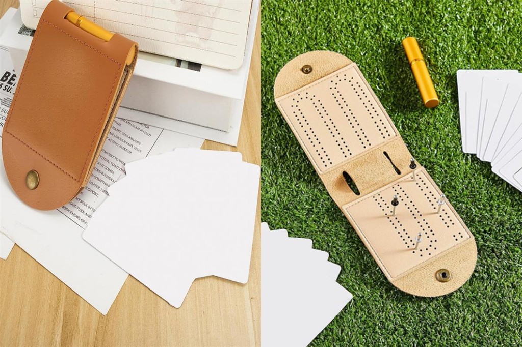 BF Foldable Cribbage Board Lightweight Cribbage Board Portable Cribbage ...