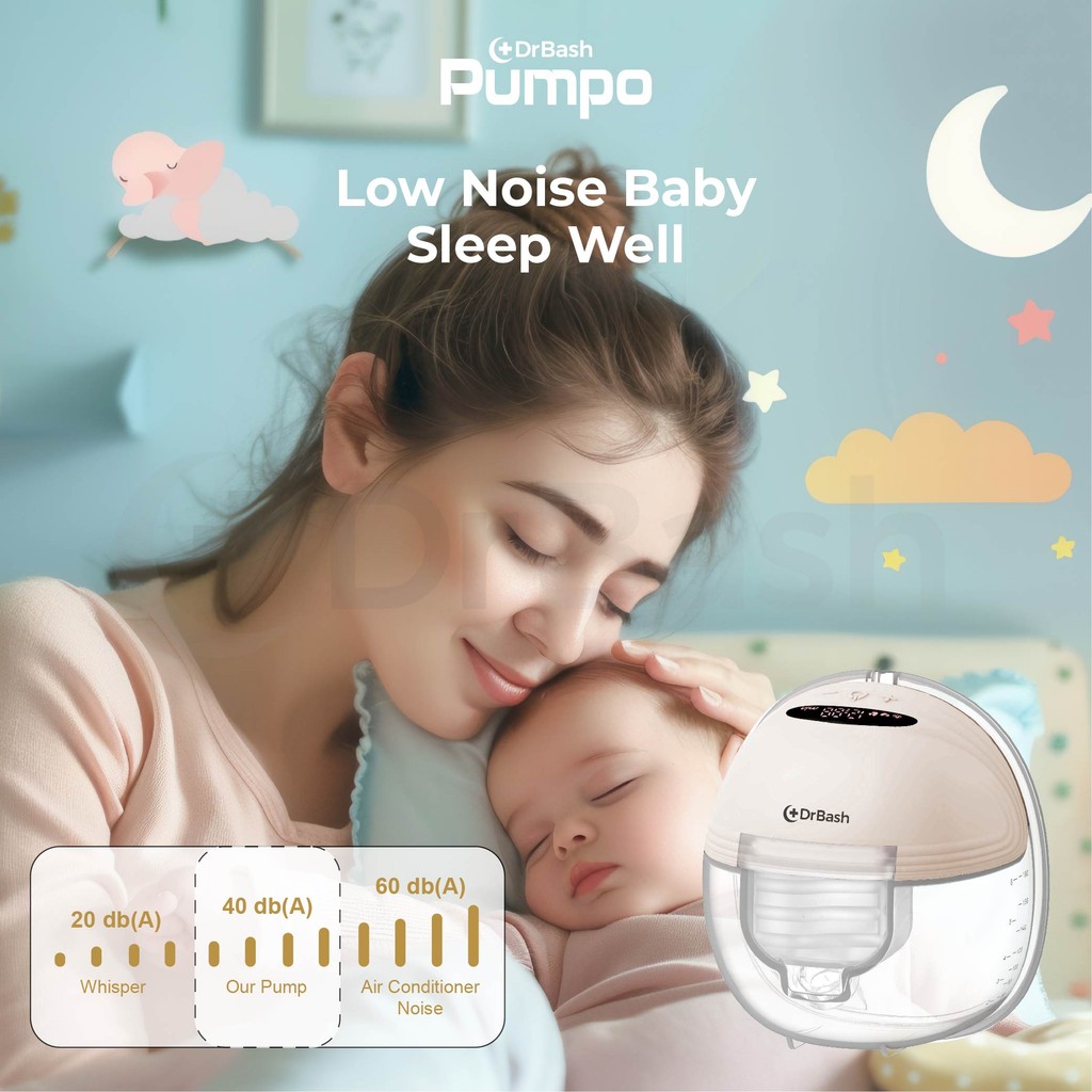 Wearable Electric Breast Pump Handsfree Milk Breastpump Pam Susu Baby ...