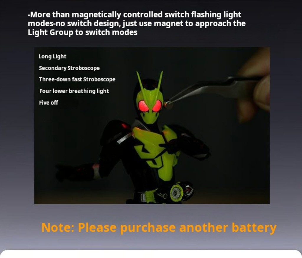 Thickness 5mm Magnetic Control LED Lamp for Gundam Gunpla GK DIY Mecha ...