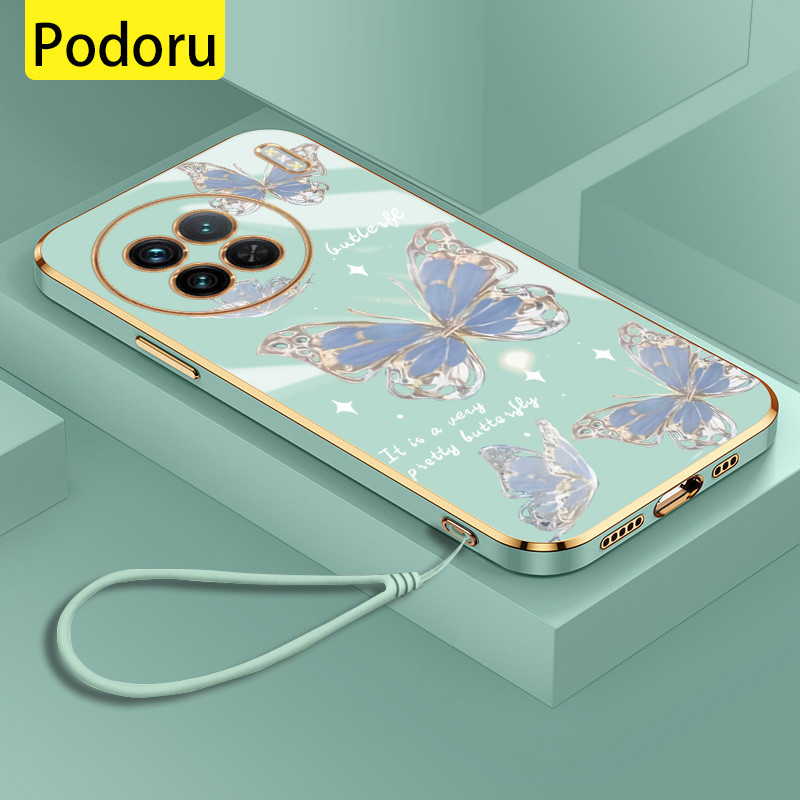 HP Casing For Vivo X90 X90S X90 Pro Soft Case Fantasy Crystal Butterfly ...