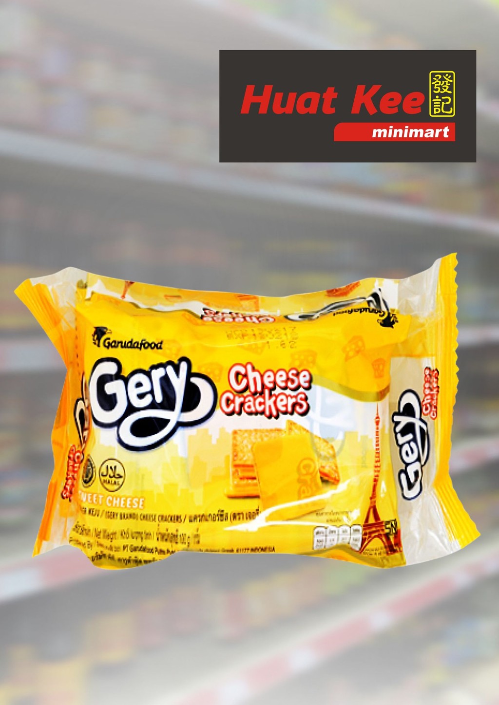 Gery Cheese Crackers 100g | Shopee Malaysia
