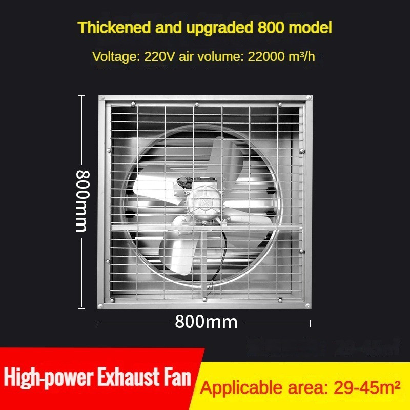 Strong Suction Negative Pressure Fan High-power Industrial Ventilation ...
