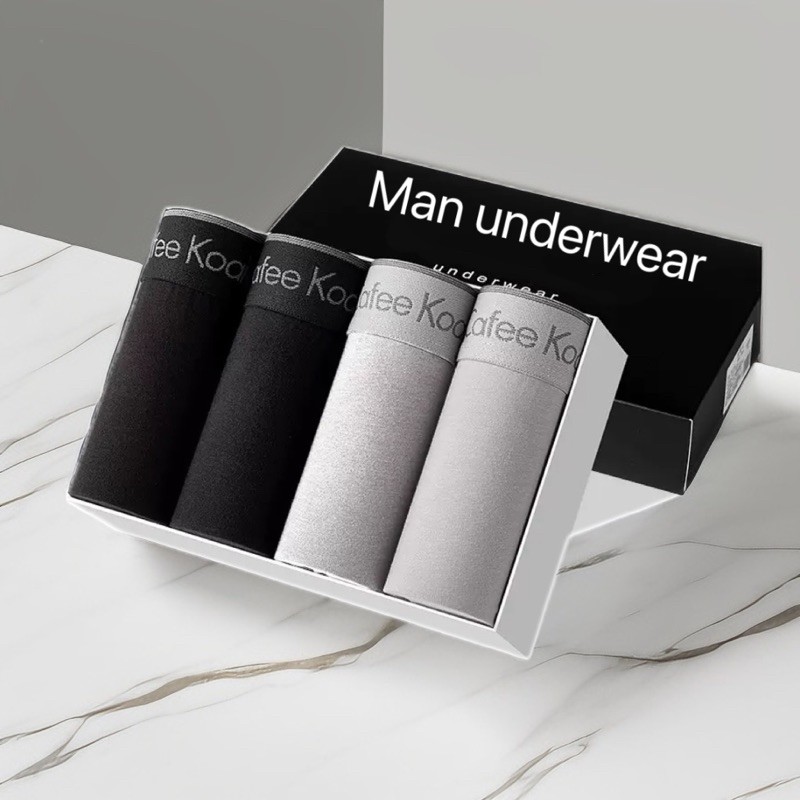 Men's Boxer Shorts (1 Set Of 4 Pieces) Comfortable To Wear Every Day ...