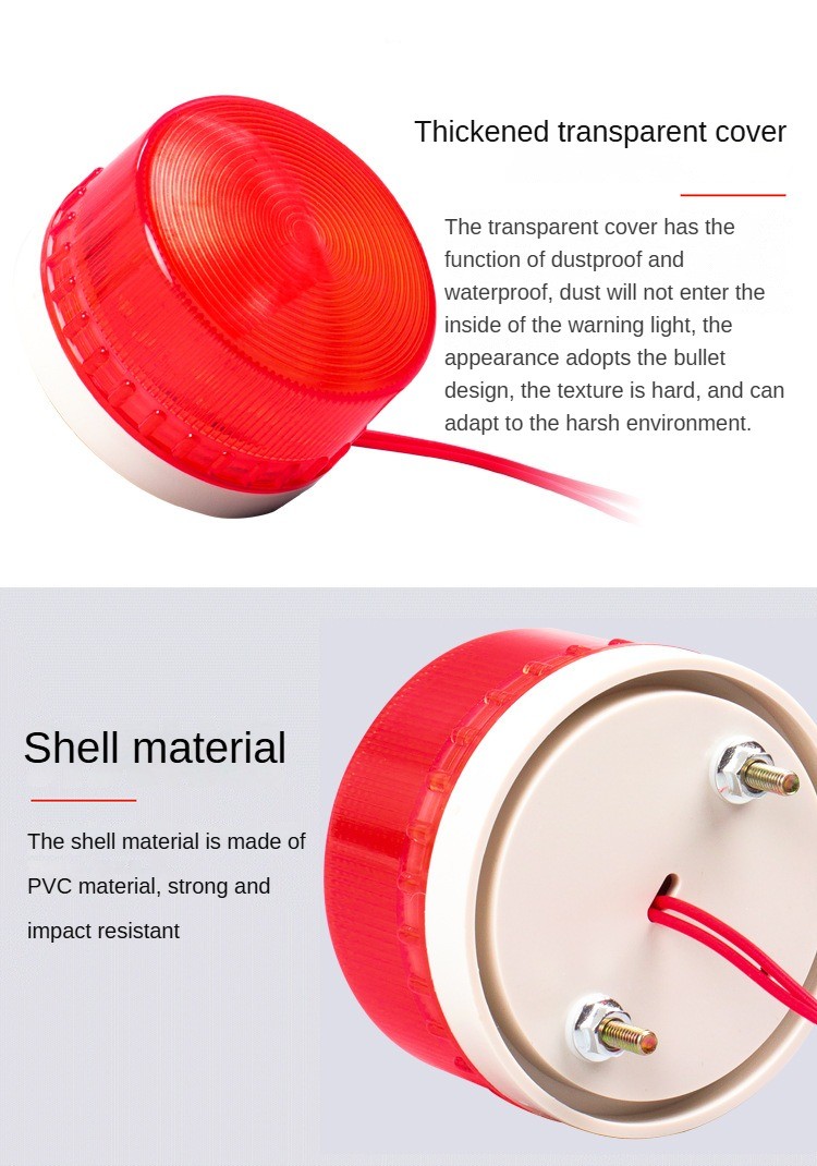 Small Strobe Warning Light Night LED Signal Anti-dust Waterproof ...