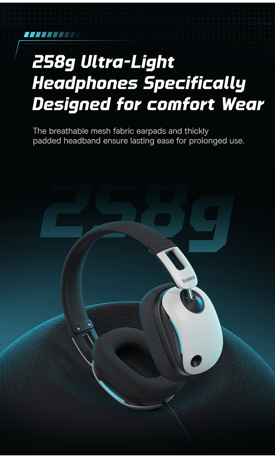 Baseus GoPlay 1+ Max Gaming Wired Headphones With Mic 7.1 Virtual ...