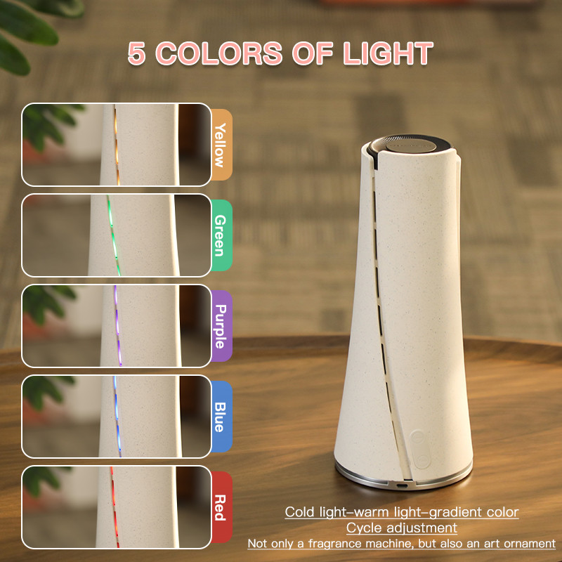 Aroma Tunnel 100ml 1100sqft Waterless Essential Oil L Diffuser Smart Wifi Essential Oil Diffuser