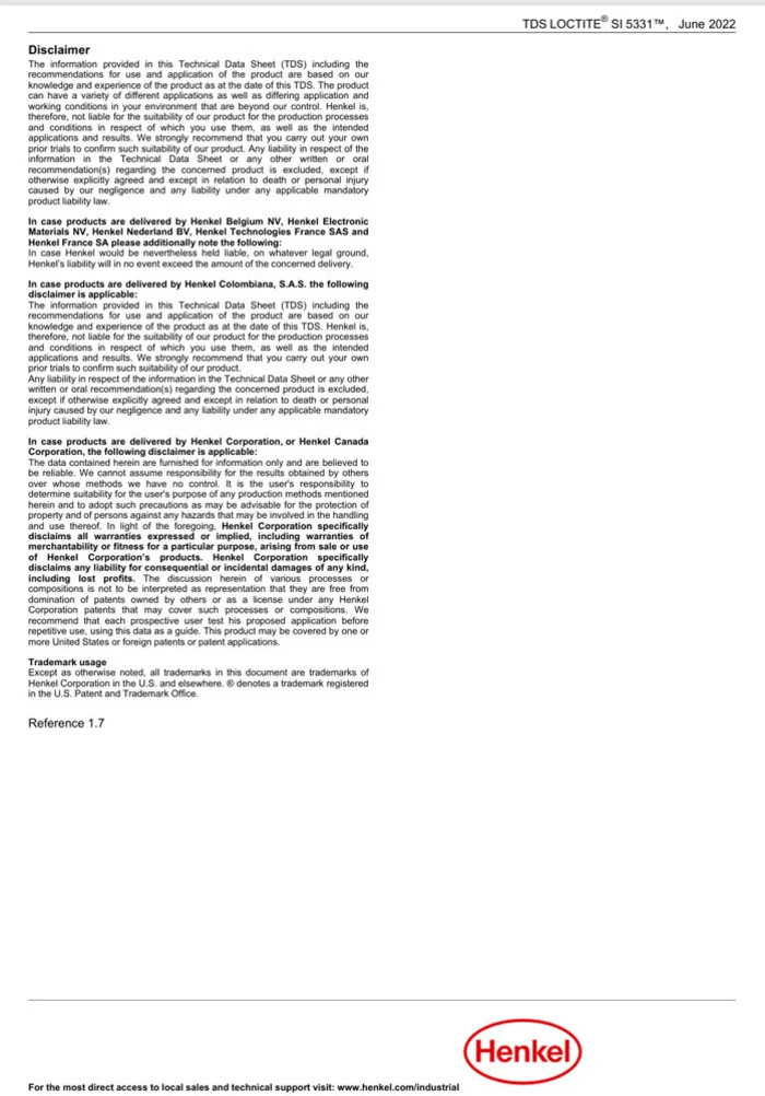 Loctite SI 5331 100ml Thread Sealant White For Metal Plastic Hot Cold ...