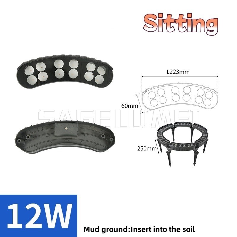 LED Tree Hugger Light Ring Splicing Outdoor Waterproof IP67 Pillar ...