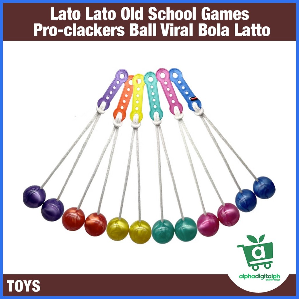 Lato Lato Viral Old School Games Pro-clackers Ball Viral Bola Latto ...