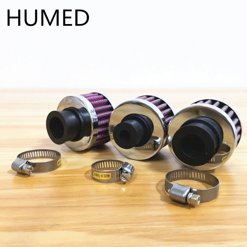 universal 9/12/15/19mm car air intake Small mushroom head air filter ...