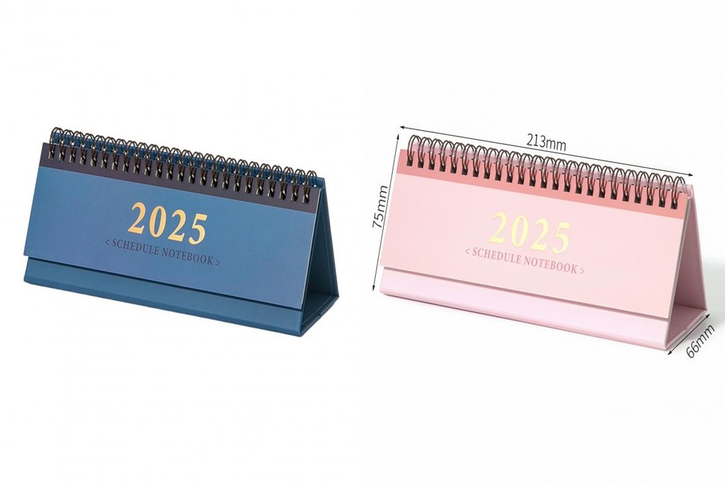 redbuild| Triangular Folding Desk Calendar Travel-friendly Desk ...