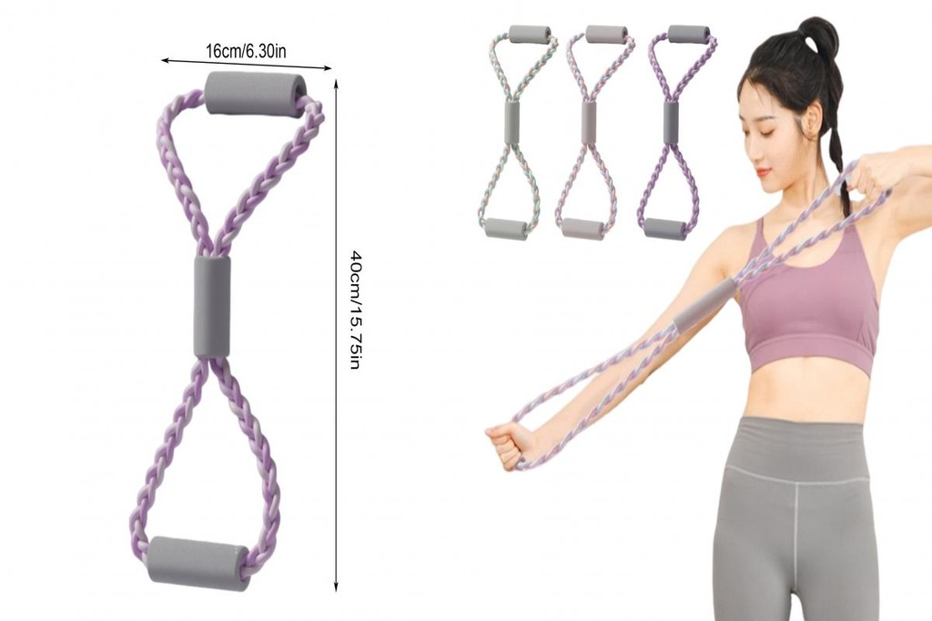 Toning Resistance Band Figure 8 Resistance Band Arm Shoulder Stretch ...