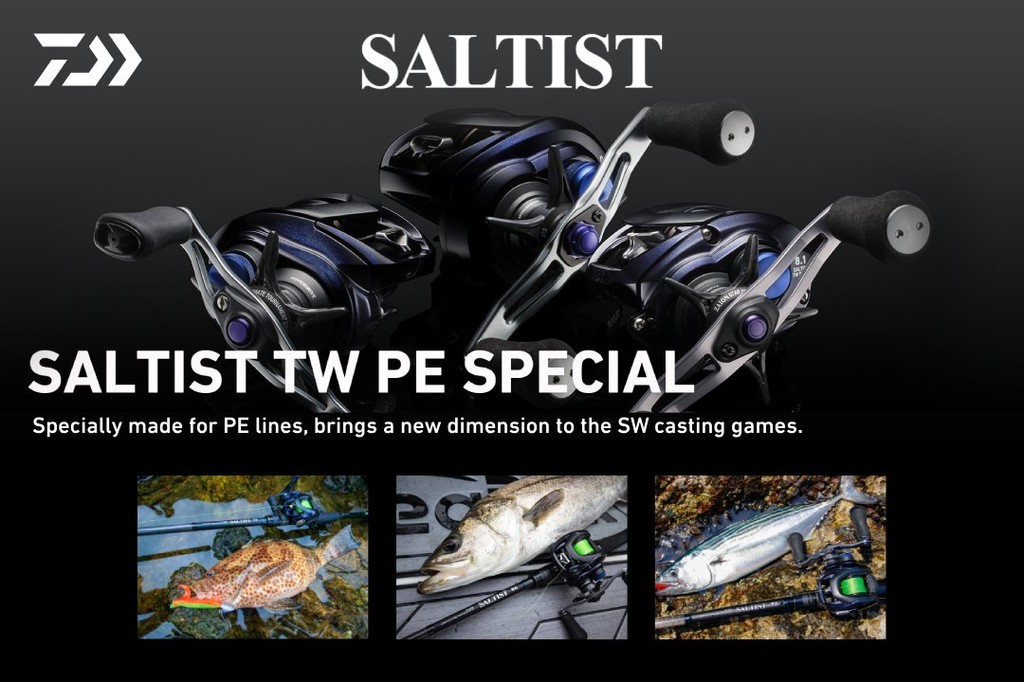 2023' DAIWA SALTIST BF TW / SALTIST TW / SV TW PE SP BAITCASTING FISHING REEL | Shopee Malaysia