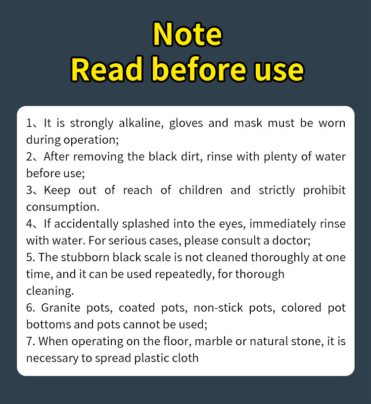 【Kitchen Essentials】150g Black Scale Cleaner Gel Effective Descaling ...