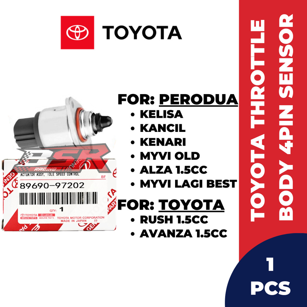 TOYOTA Throttle Body 4 Pin Sensor For Perodua Kelisa/ Kancil/ Kenari ...
