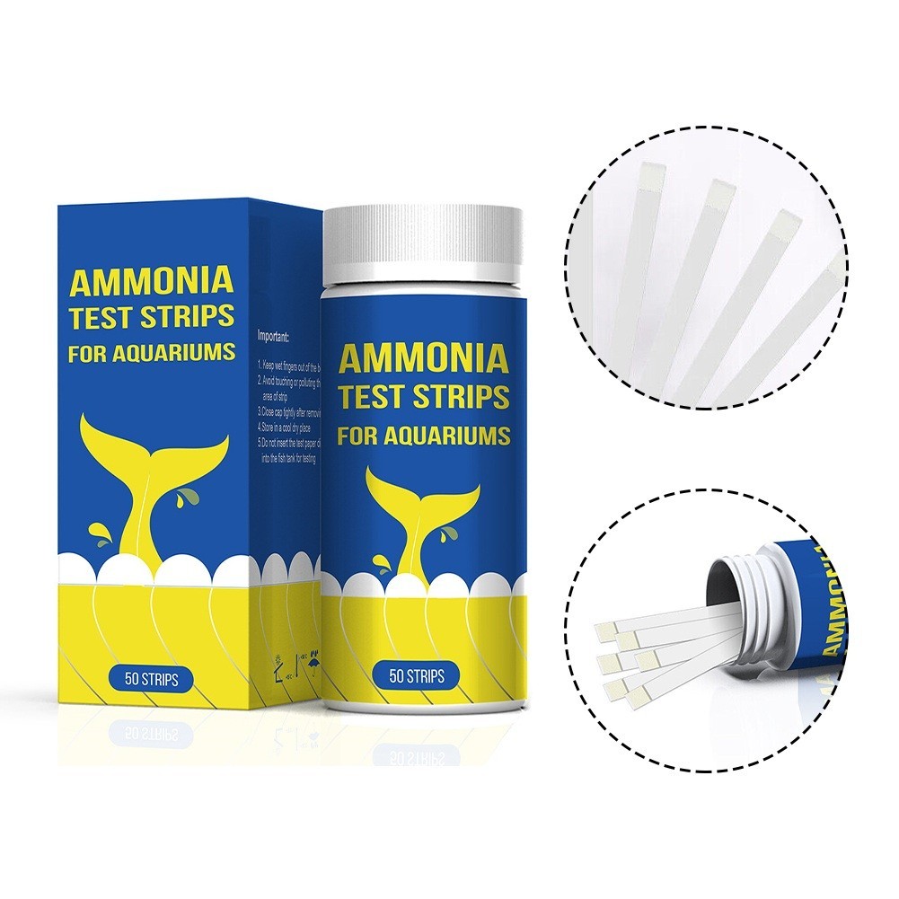 【FRDE LOW price】50pcs Ammonia Nitrogen Quick Water Quality Test Paper ...