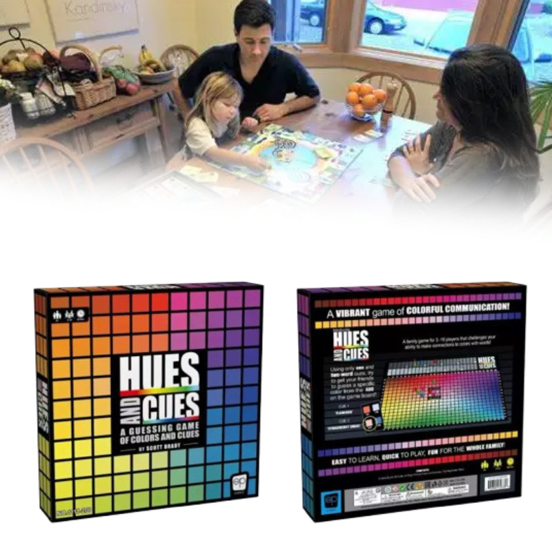 Hues And Cues A Guessing Game Of Colors Clues Toy With Plastic ...