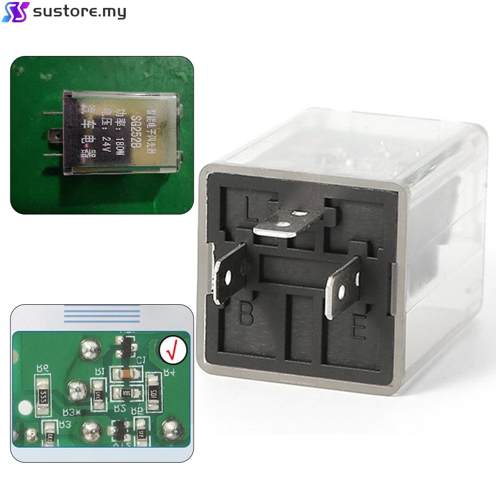 [Super]24V 3Pin Car LED Light Flasher Relay Turn Signal Rate Control ...