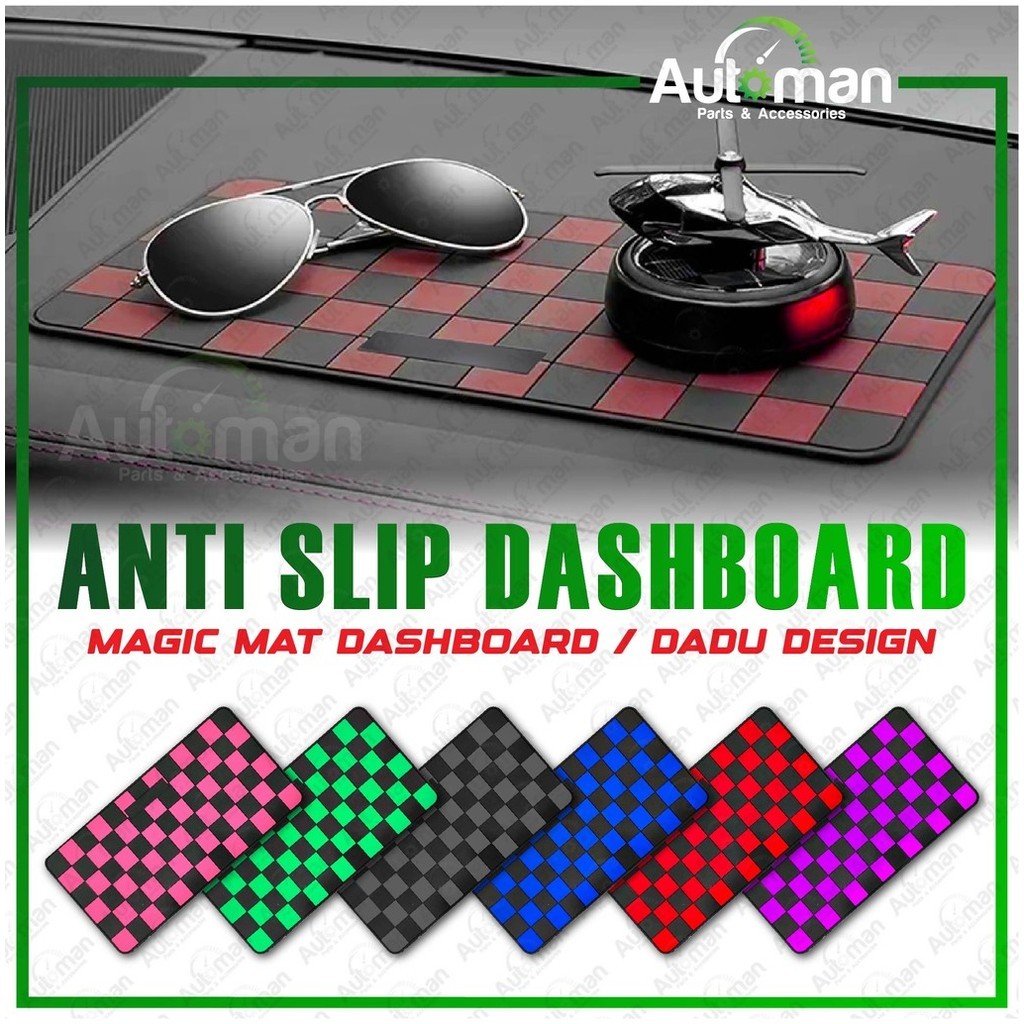 Universal Anti-Slip Dadu Car Dashboard Mat Non-Slip Magic Sticky Pad ...