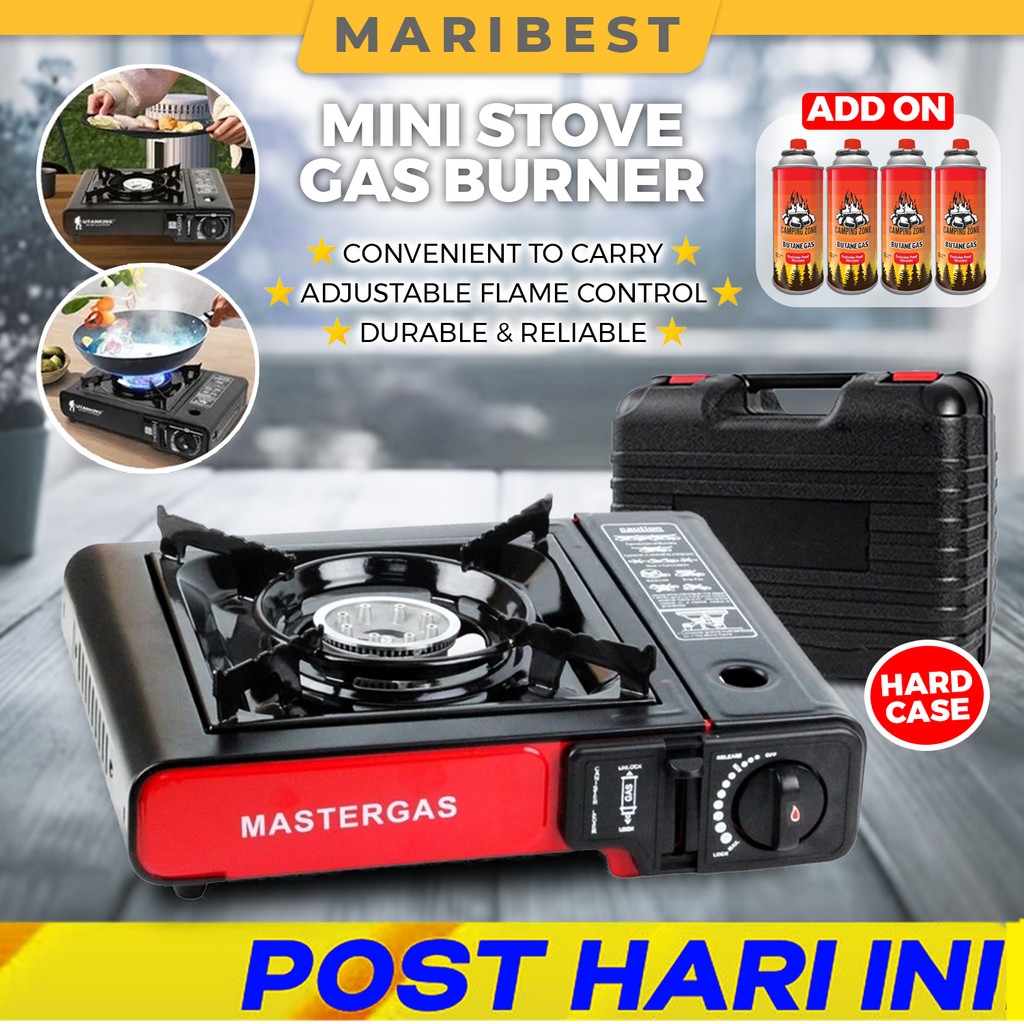 Portable Gas Stove Mini Camping Stove With Case Steamboat Single Gas ...