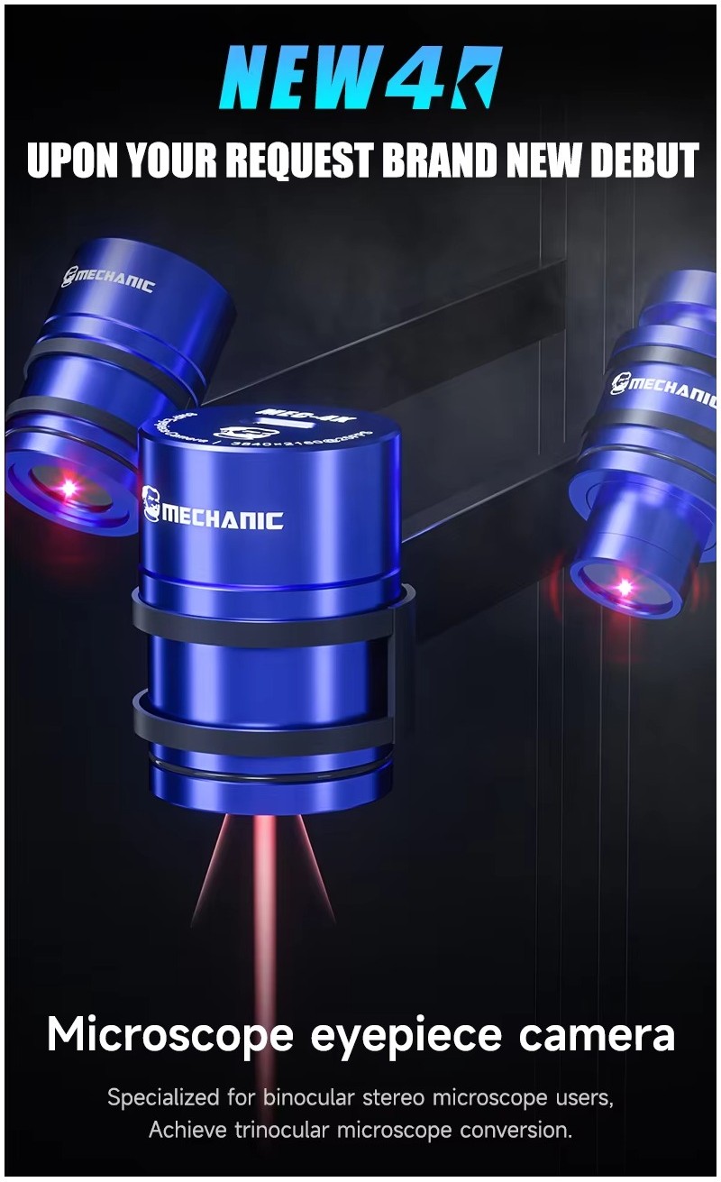 MECHANIC 2K/4K Microscope Electronic Eyepiece Camera Two-Eye Microscope ...