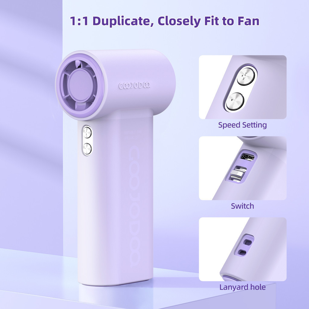 GOOJODOQ GFS007 Mini Fan Cover 4 Colors Silicone Protective Washable ...