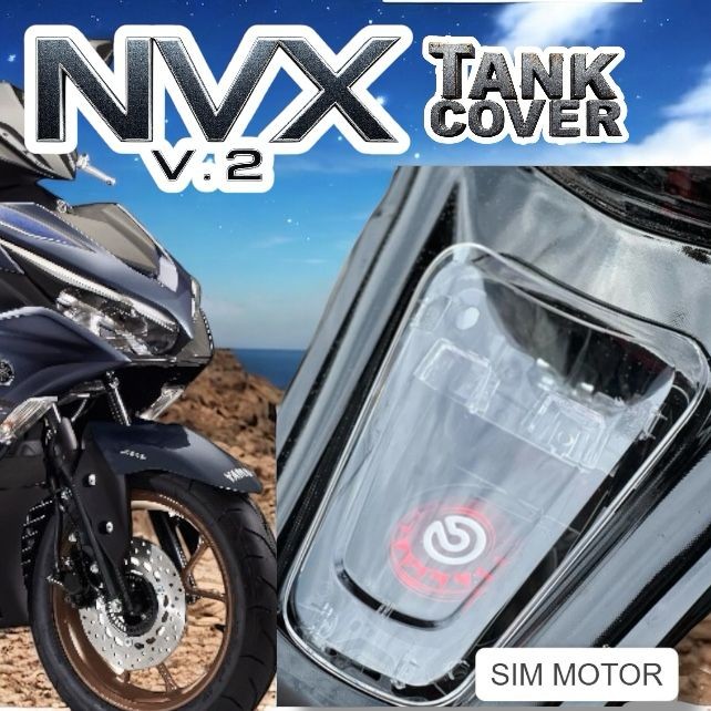 Yamaha NVX V2 Tudung Cover Tank Transparent Smoke Yamaha Aerox NVX New ...