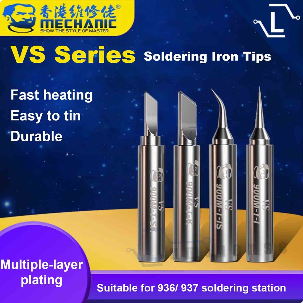 [Luminense] MECHANIC High Quality 900M Soldering Iron Tip Solder Tip ...