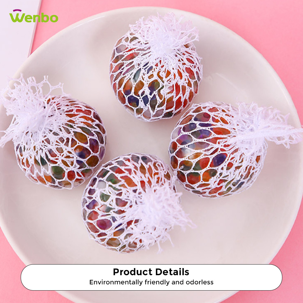 Wenbo [Toy] Squishy Stress Ball Grape Ball Pinch Grab Colorful Crystal ...