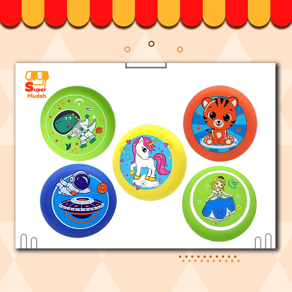 Kanak-kanak EVA Soft Safe Floppy Disk Cakera Terbang Bulat Cakera ...