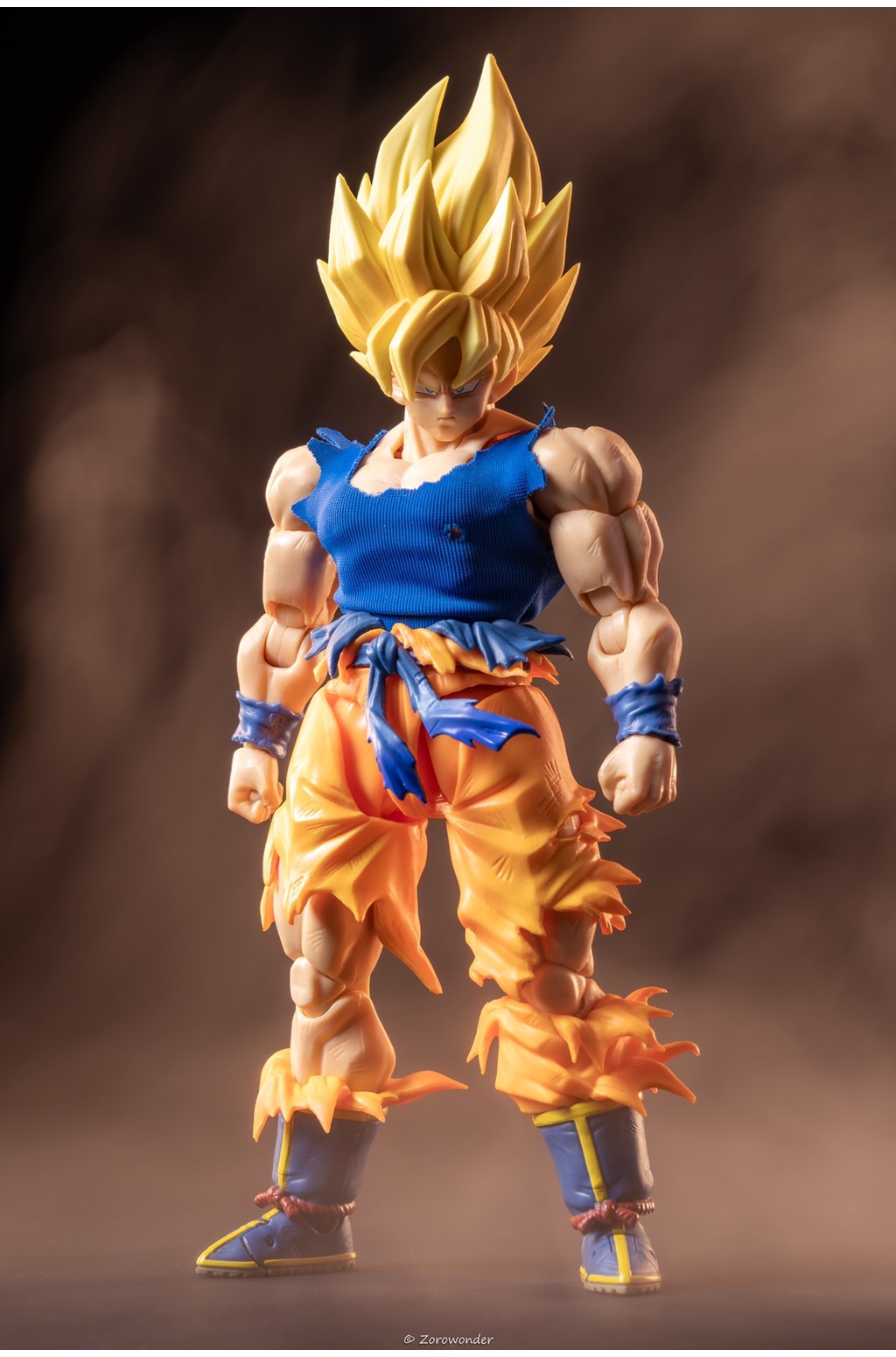 Bandai shf Dragon Ball Son Goku 3.0 Super Saiyan Goku Clothes Romper ...