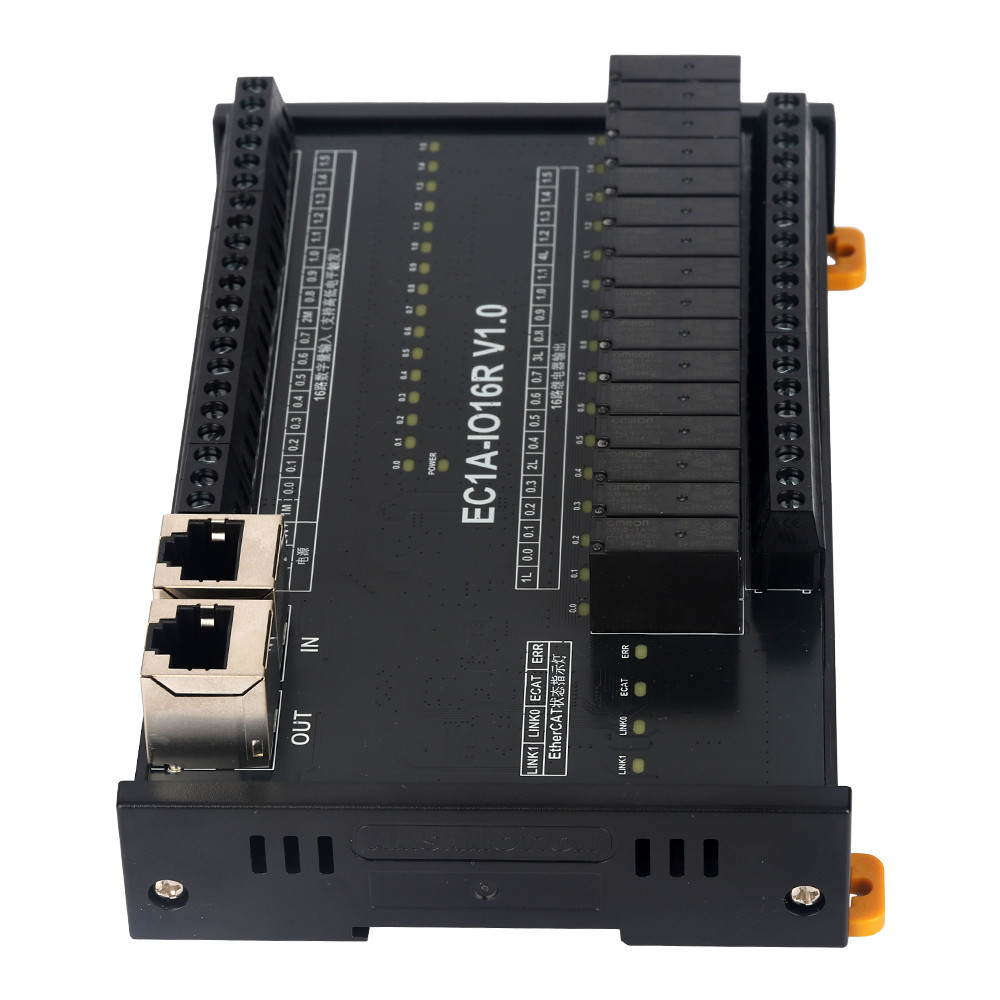 EtherCAT Distributed remote IO module switch input acquisition industrial Ethernet communication ...