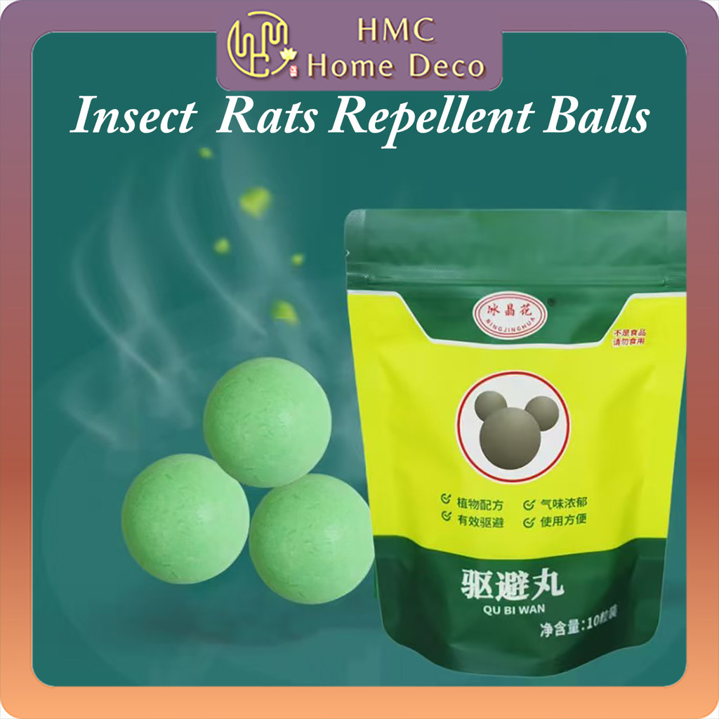 Natural Insect Rat Repellent Ball Penghalau Tikus Serangga Home Pest ...