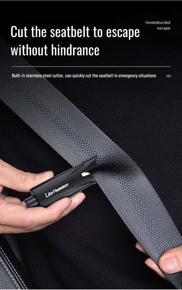 Car Window Breaker Multifunction Emergency Escape Device One Second ...