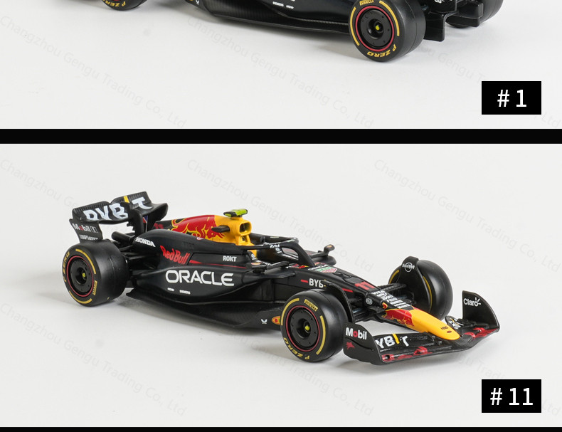 Bburago 1:43 Red Bull 2024 RB20 #1 #11 F1 Racing Formula Car Static ...
