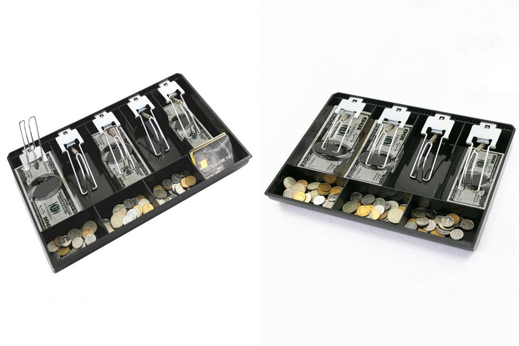 angeyong Multi-compartment Money Holder Cash Holder with Dividers Multi ...